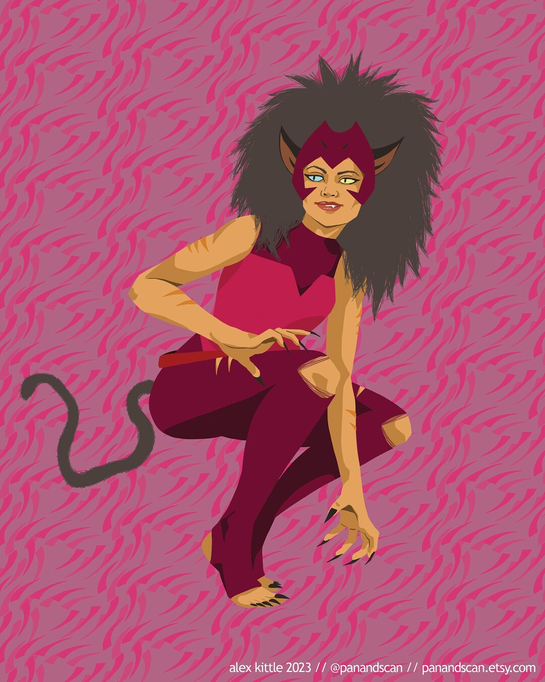 Catra Illustration (SHE-RA) - Etsy