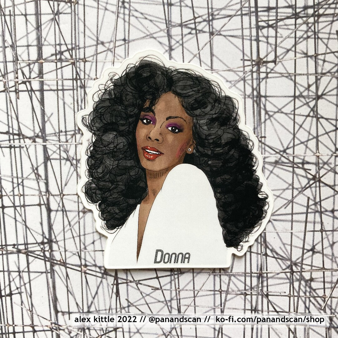 Donna Summer Vinyl Sticker - Etsy