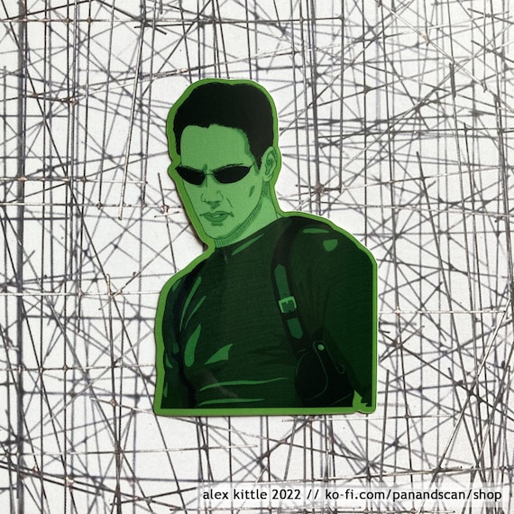 THE MATRIX Neo Vinyl Sticker - Etsy