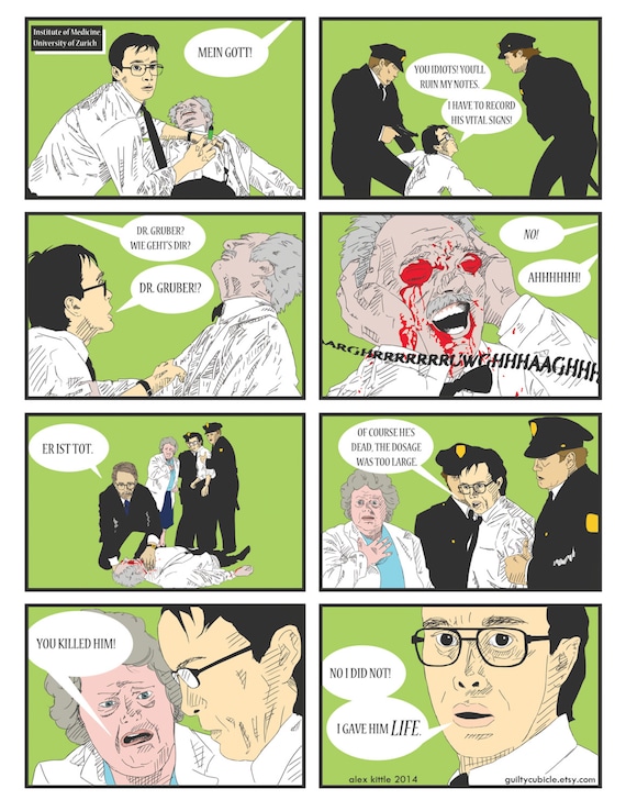 RE-ANIMATOR Mini-comic i Gave Him Life | Etsy