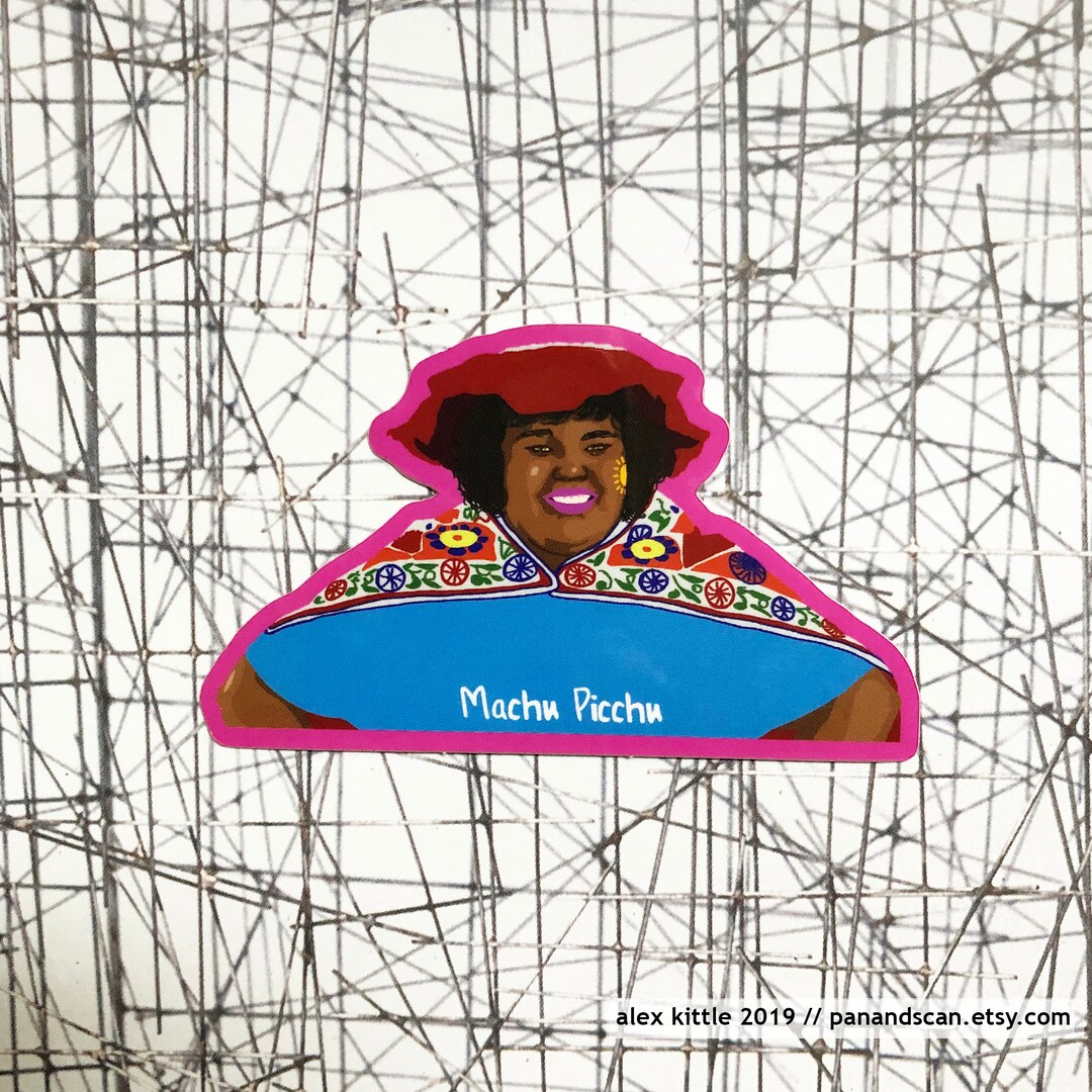 Machu Picchu Vinyl Sticker (GLOW) - Etsy