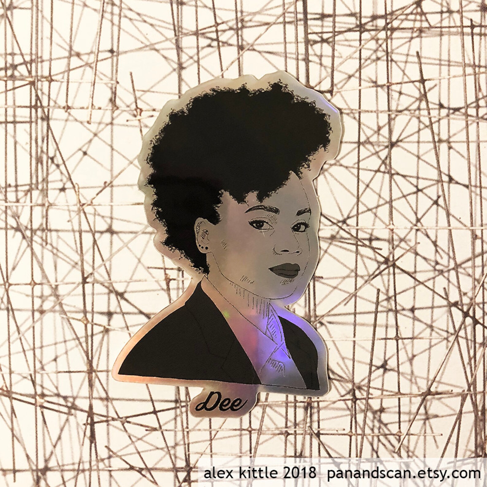 Dee Rees Holographic Sticker - Etsy