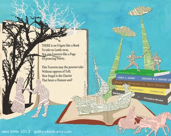 There is No Frigate Like a Book | Emily Dickinson | Poetry | Wall ...