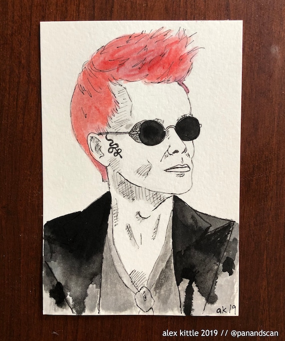 Crowley Mini Ink Drawing | Etsy