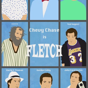 FLETCH Poster Artwork - Etsy