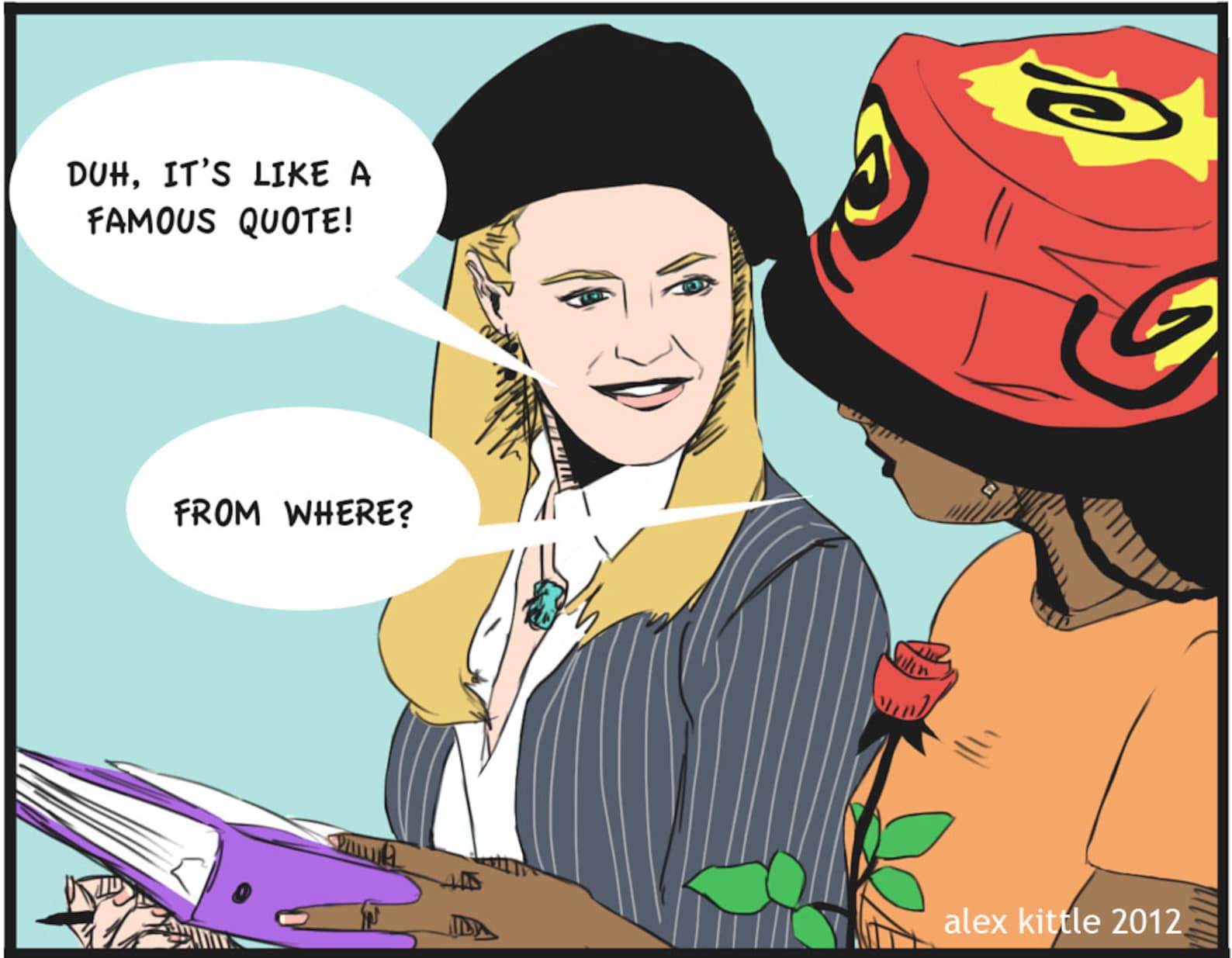 CLUELESS "cliff's Notes" Mini-comic Print - Etsy