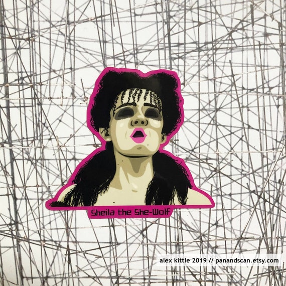 Sheila the She-Wolf Vinyl Sticker GLOW | Etsy