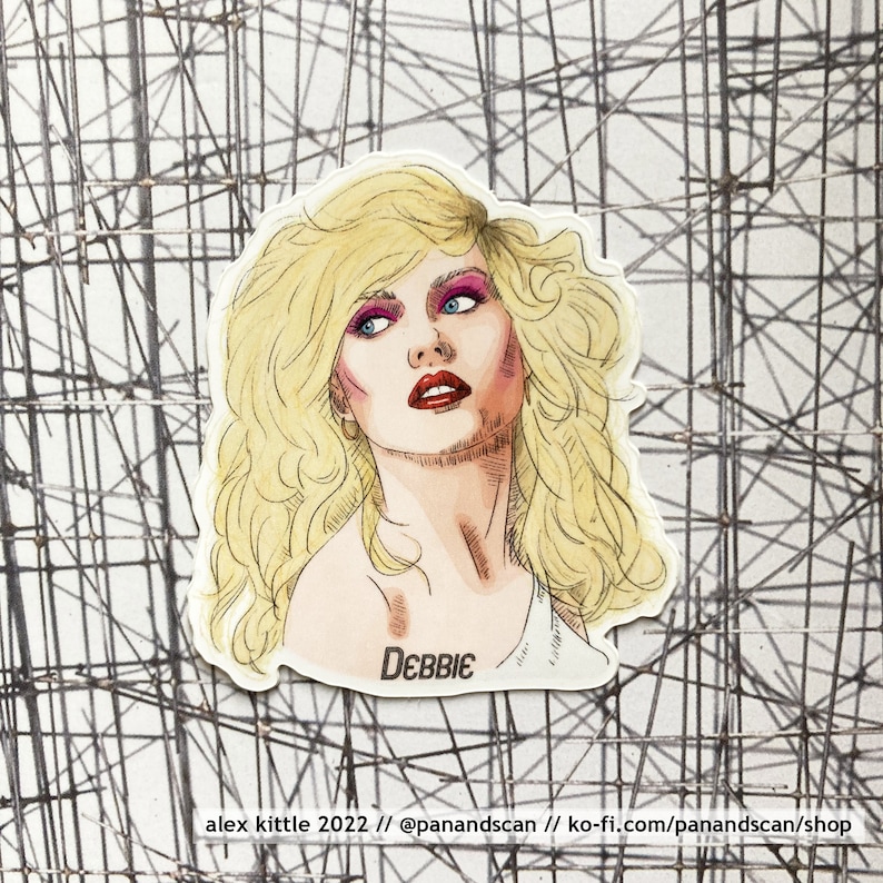 Debbie Harry Vinyl Sticker - Etsy