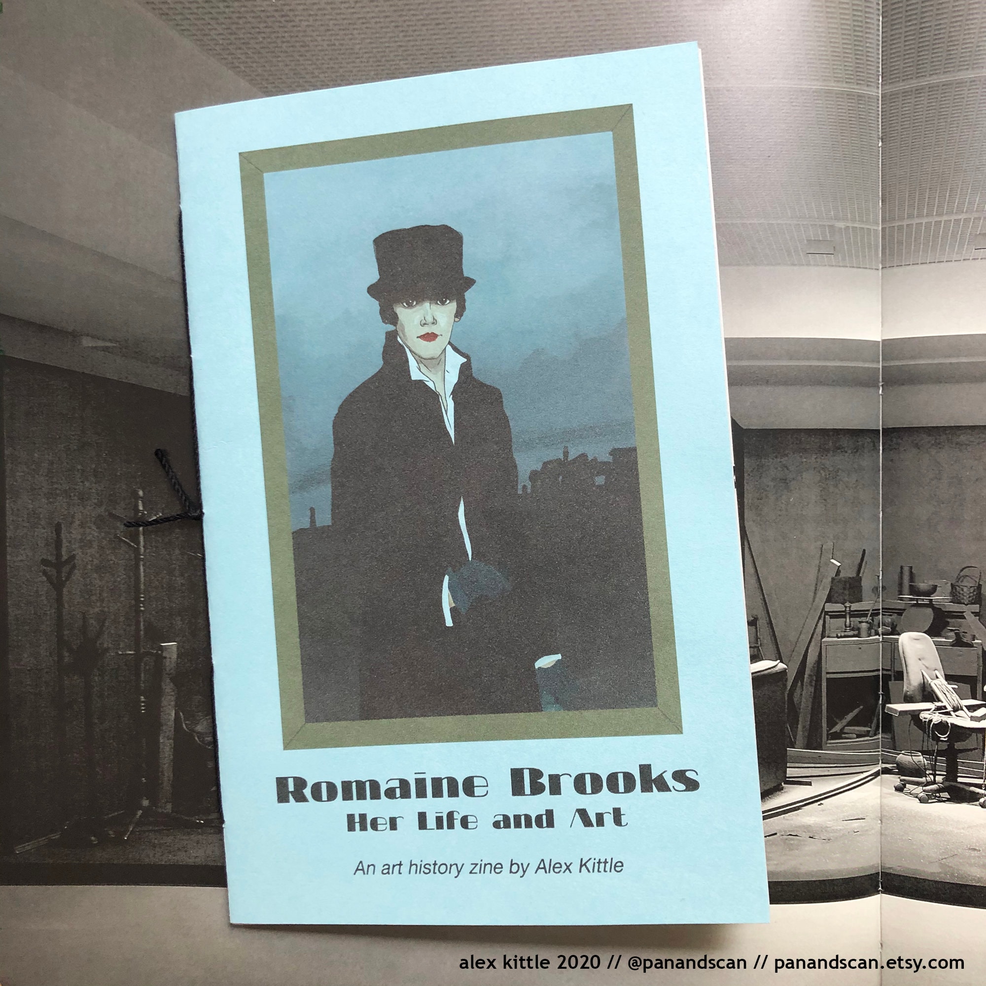 Romaine Brooks Illustrated Art History Zine | Etsy