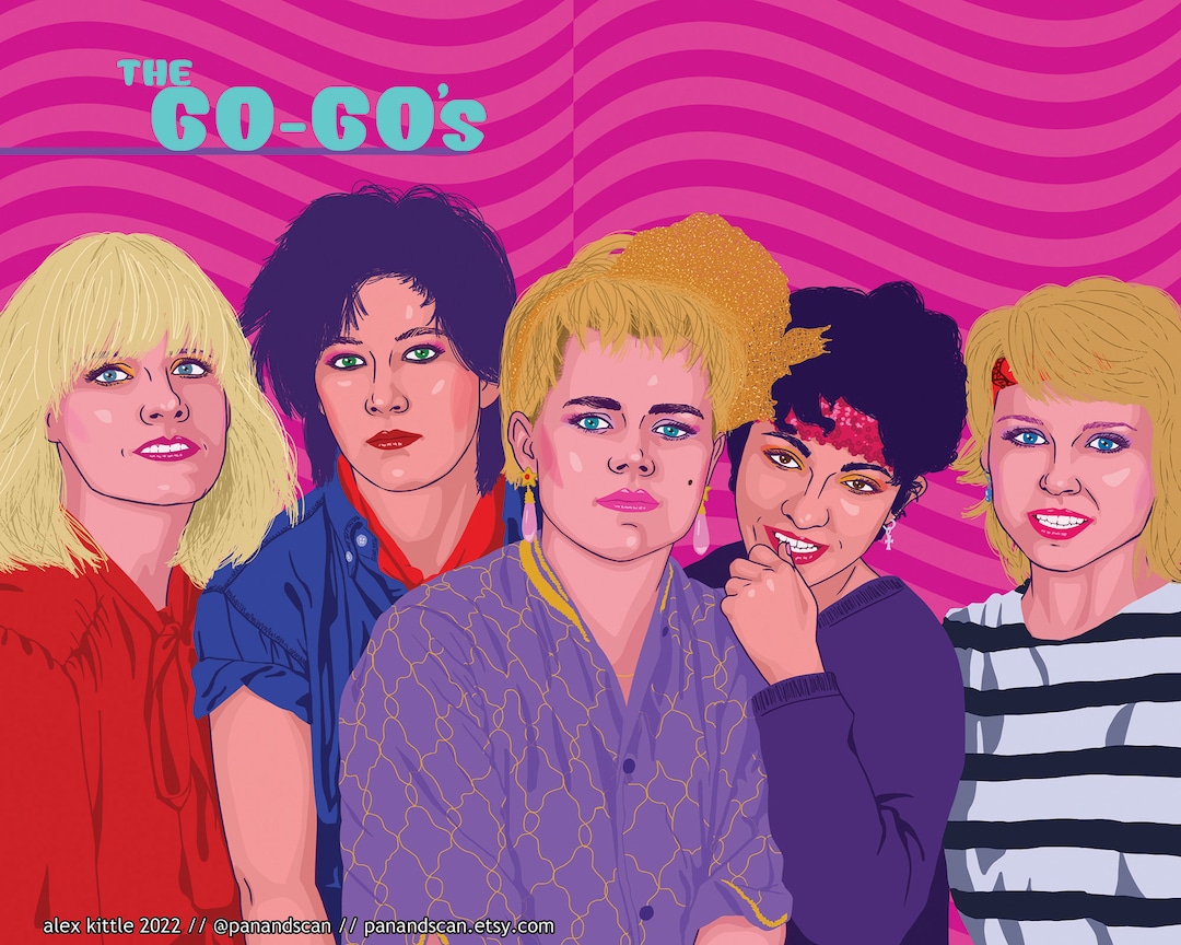 The Go-go's Group Portrait Print - Etsy