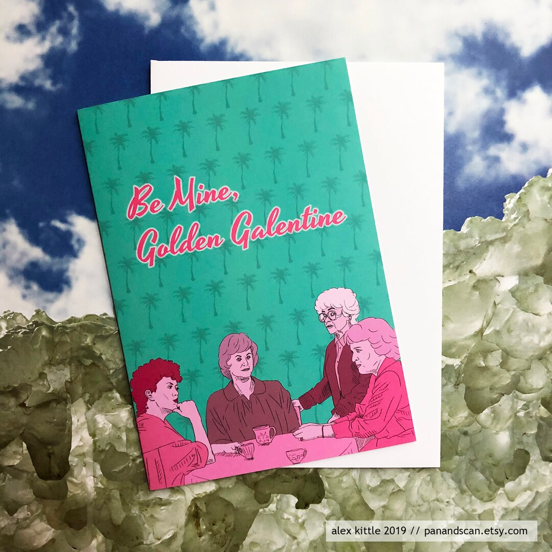 Golden Girls Greeting Card Lovefriendshipvalentines Etsy