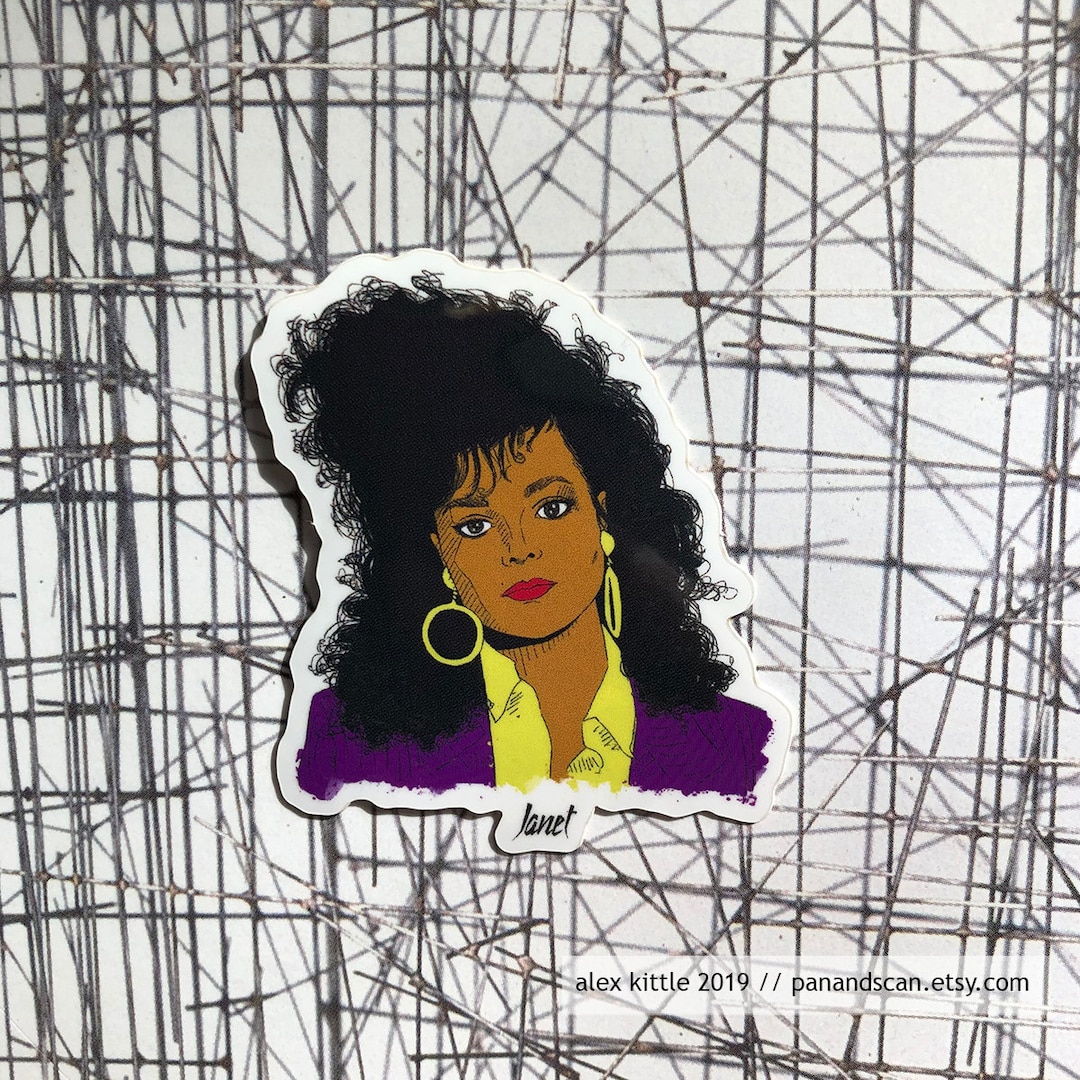Janet Jackson Vinyl Sticker - Etsy