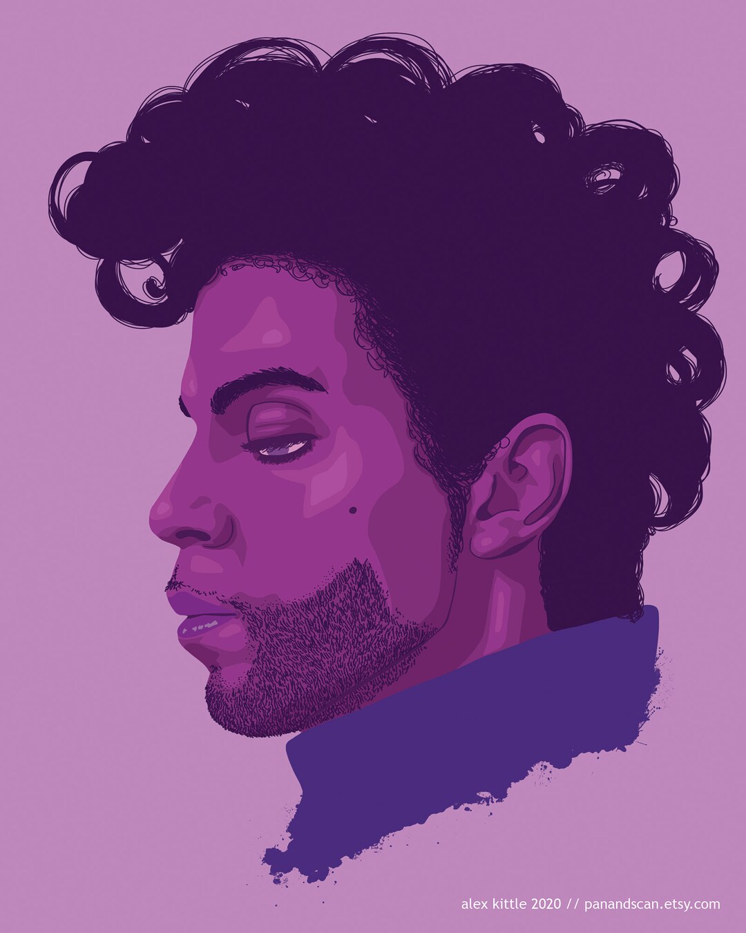 Prince Portrait Print - Etsy
