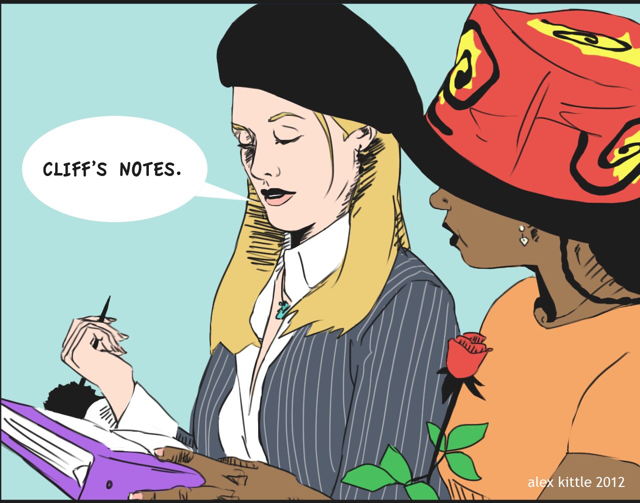 CLUELESS "cliff's Notes" Mini-comic Print - Etsy