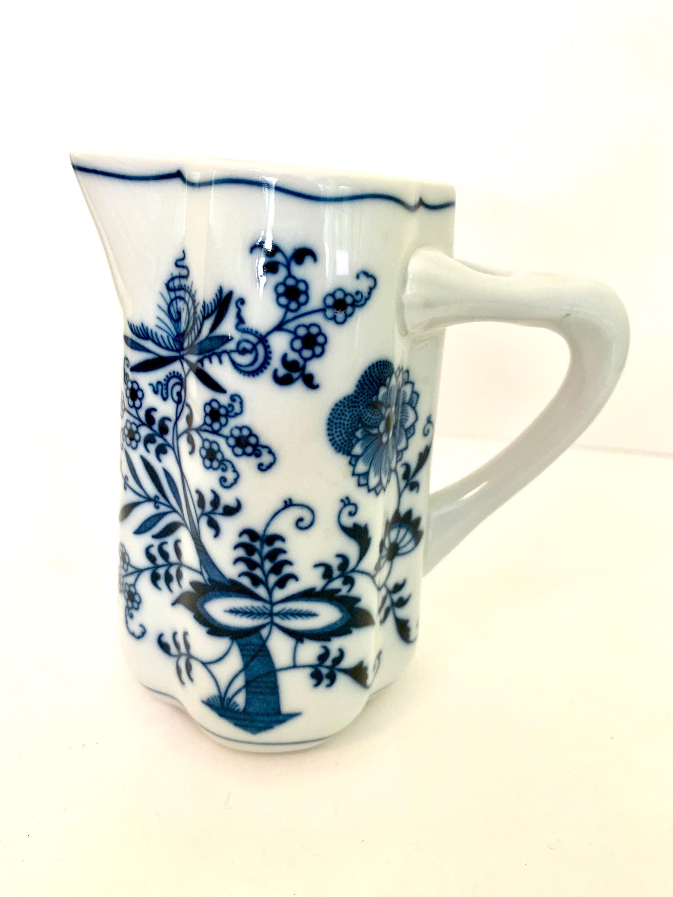 Vintage Blue Danube Blue Onion 5.5 Tall Creamer Pitcher Blue & White - Etsy