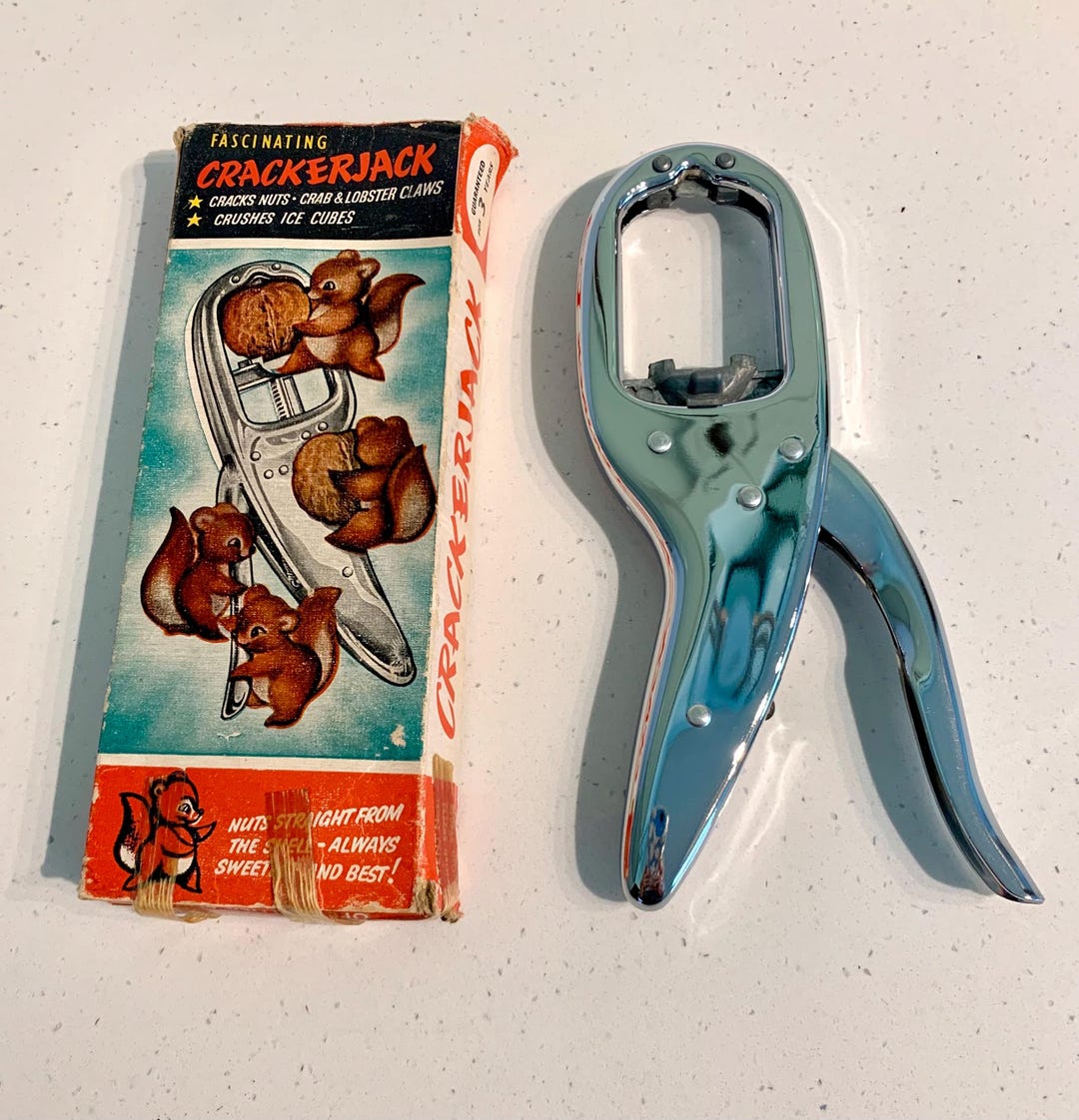 VTG. Chrome Crackerjack Nutcracker 3 in 1 Stainless Steel Made in ...