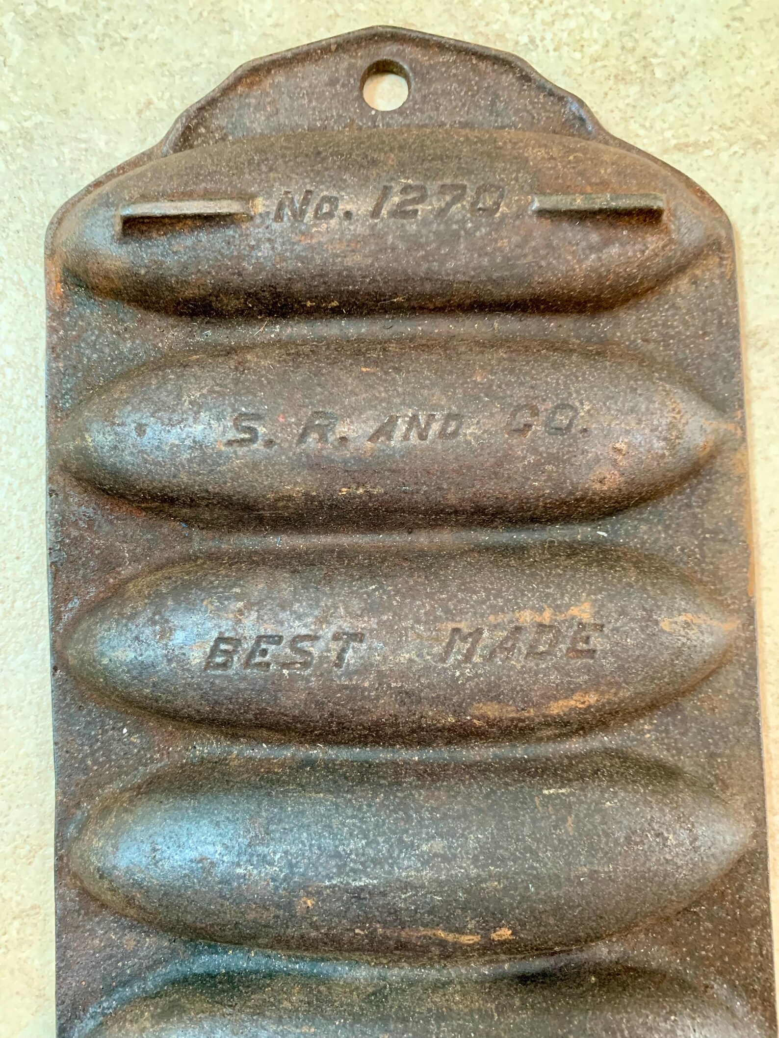 Vintage Griswold 1270 Wheat Pattern Corn Stick Pan Cast Iron 1920s for ...