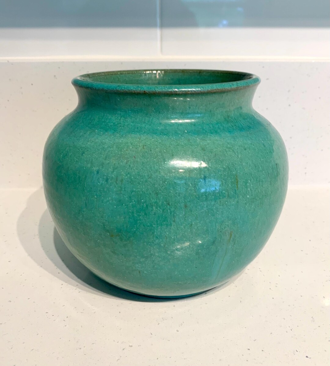 Vintage 1940s Listed Harold Westley Hunsicker Vase Green/turquoise ...