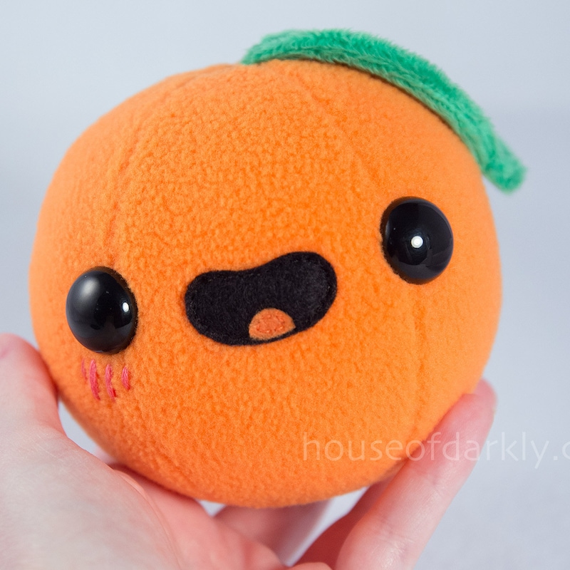 Orange Plushie - Etsy