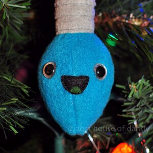 Giant Xmas Bulb Plush Festive Ornament CHOOSE YOUR COLOR - Etsy