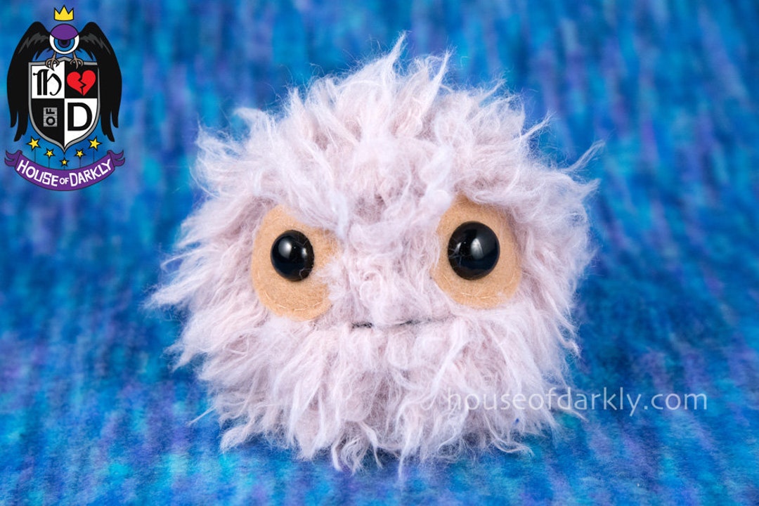 MADE TO ORDER: Pocket Lint Fluffy Friend With Ball Chain for Attaching ...