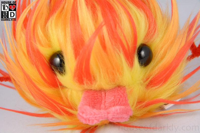 Fireball Magic Plush Spell Pal in Fiery Fur | Etsy