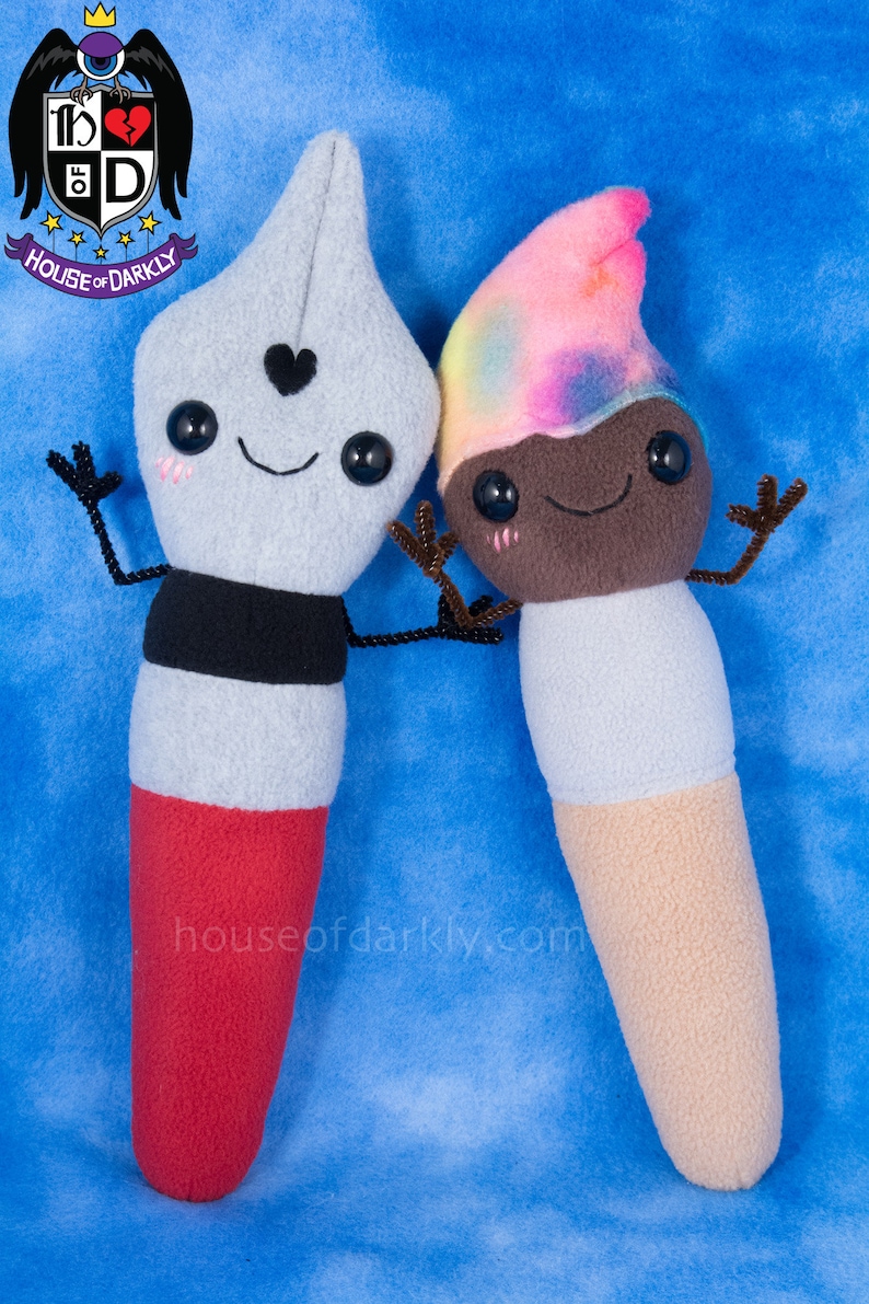 MADE TO ORDER: Peppy Paintbrush Plush - Etsy