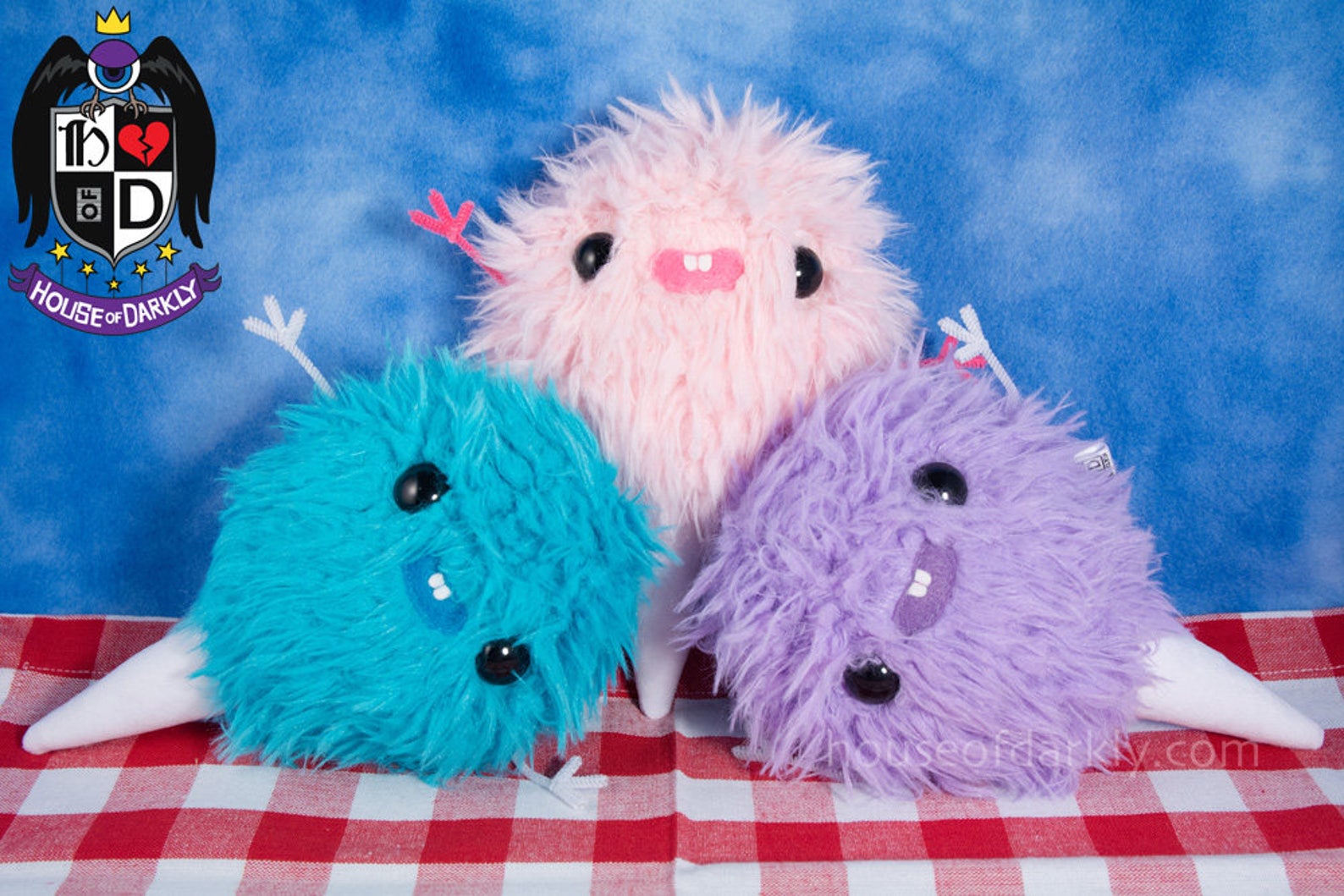 MADE TO ORDER: Cutie Cotton Candy Plush Fluffy Pal in Three - Etsy