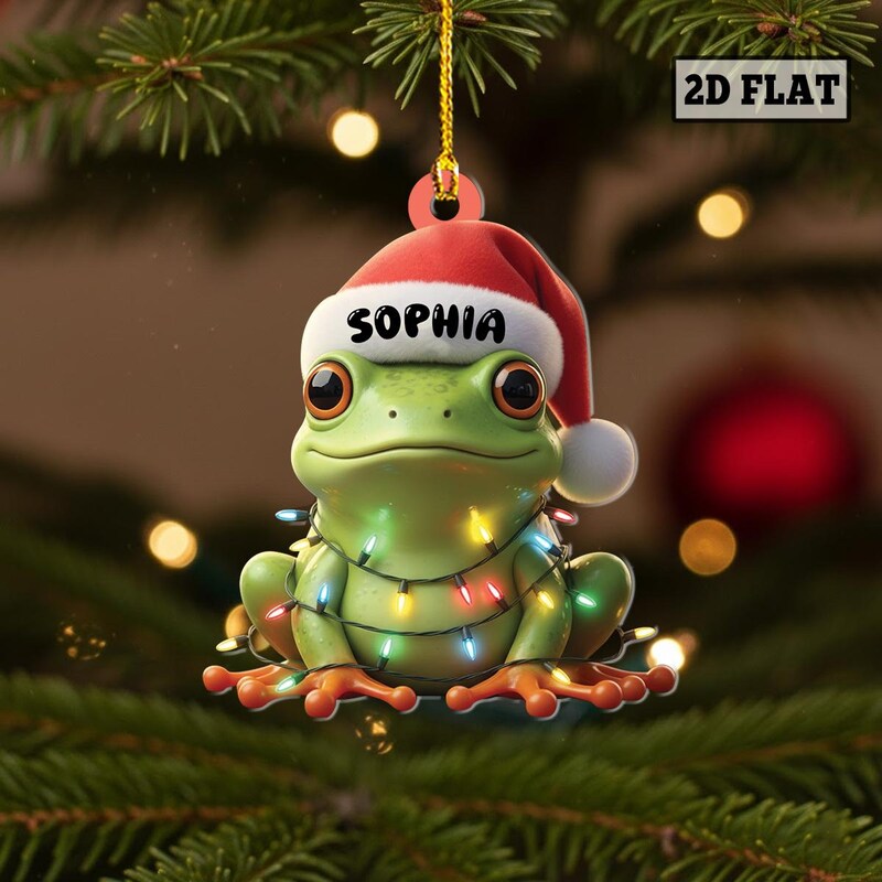 Christmas Frog - Etsy
