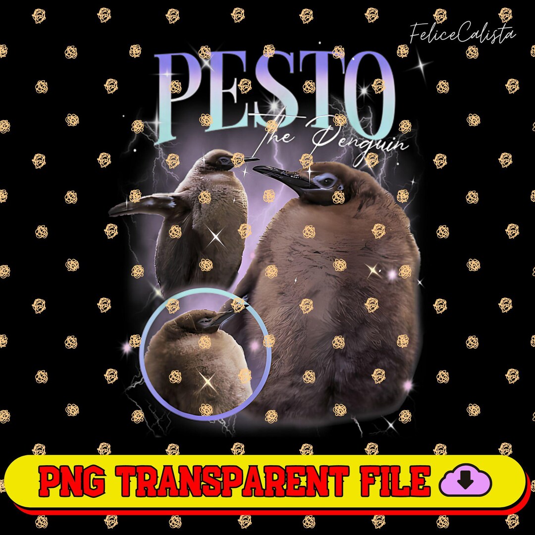 Pesto the Penguin Png, Funny Famous Bird Meme Png, Viral Cute Pesto Png ...