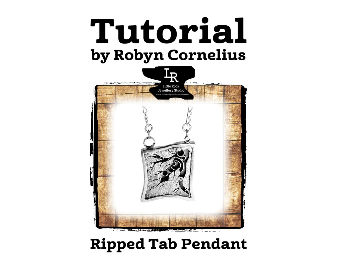 Ripped Tab Set Pendant Tutorial - Etsy