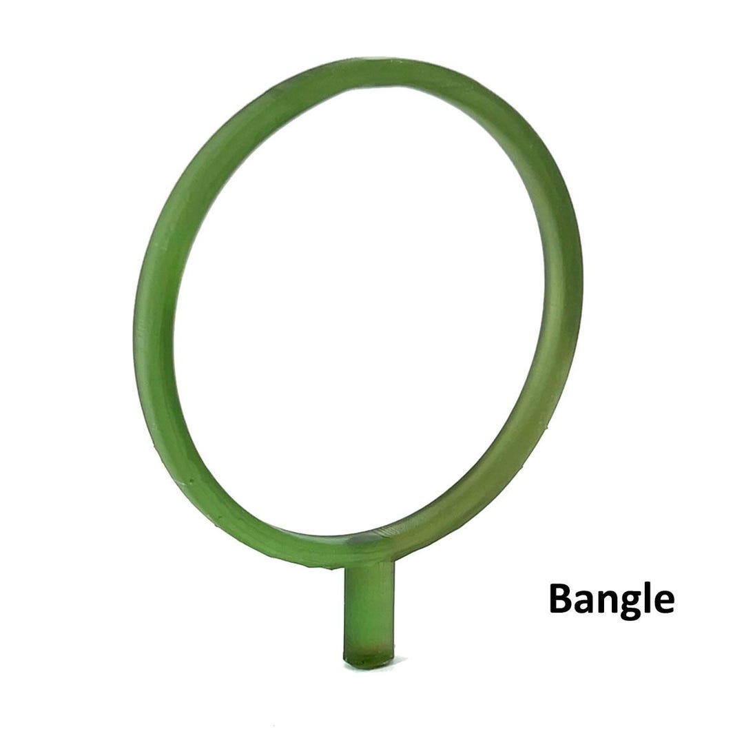 Sand Casting Bangle Set - Soft Square Bangle Set - Etsy