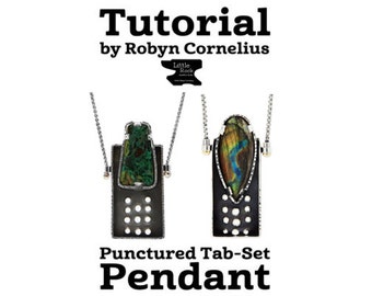 Ripped Tab Set Pendant Tutorial | Etsy