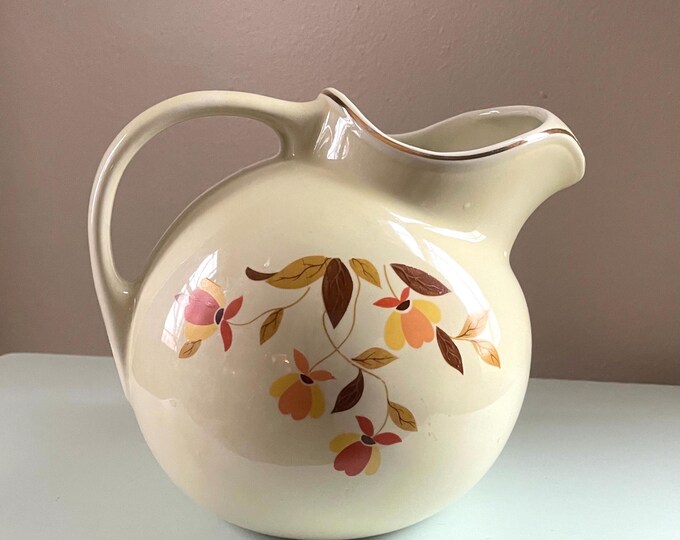 Vintage Hall Autumn Leaf 80 Oz Ball Jug - Reserved for Holly - Etsy