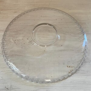 Candlewick Round Platter 12.5 Inch - Vintage Candlewick Glass - Beaded ...