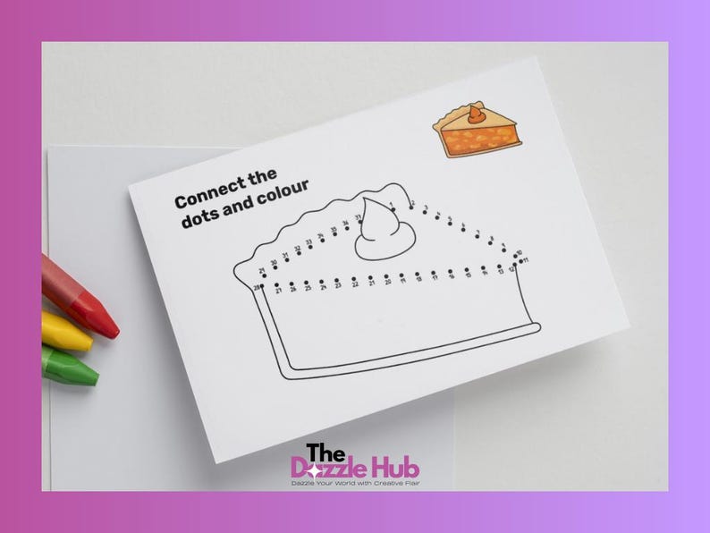 20 Pages of Connecting the Dots Workbook, Kids Connecting the Dots ...