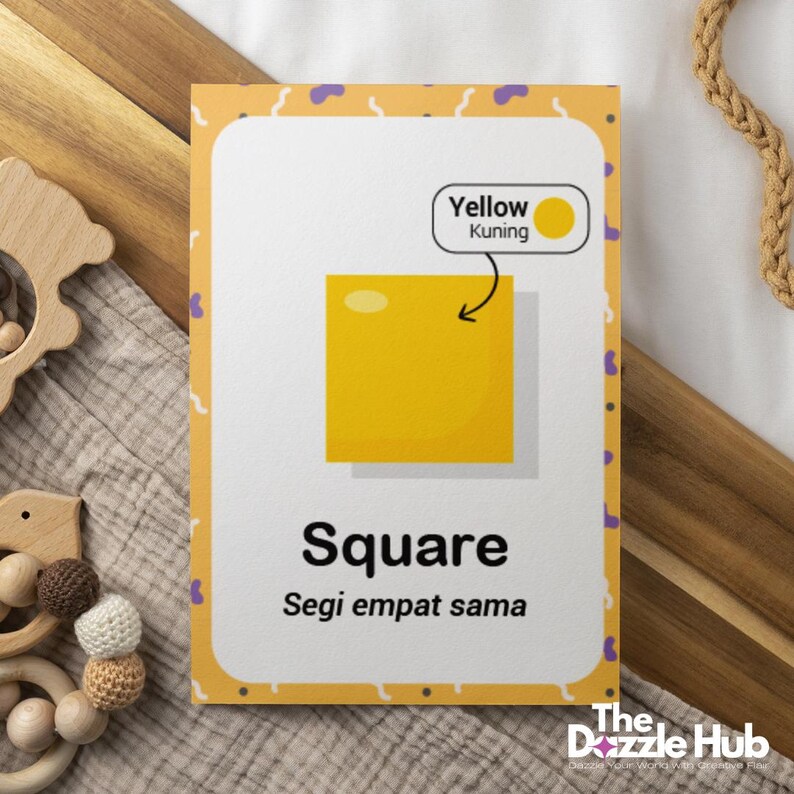 2 in 1 Fruits and Shapes Flashcards, Printable Educational Learning ...