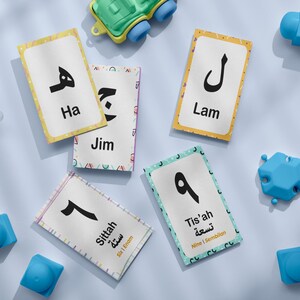 Jawi Flashcards Set | Learn Jawi Alphabet | Arabic Numbers | Islamic ...