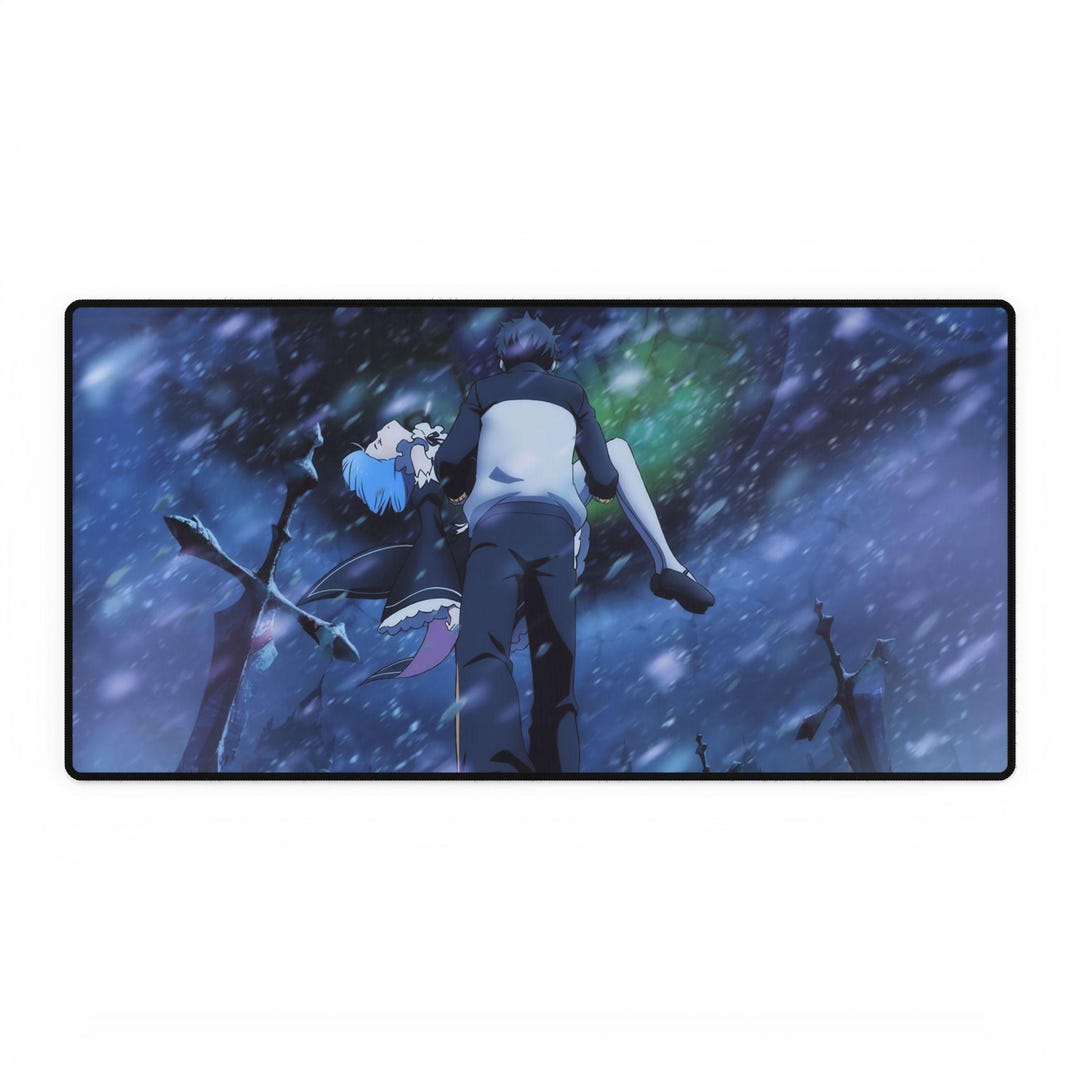 Subaru Natsuki & Rem Desk Mat - Etsy