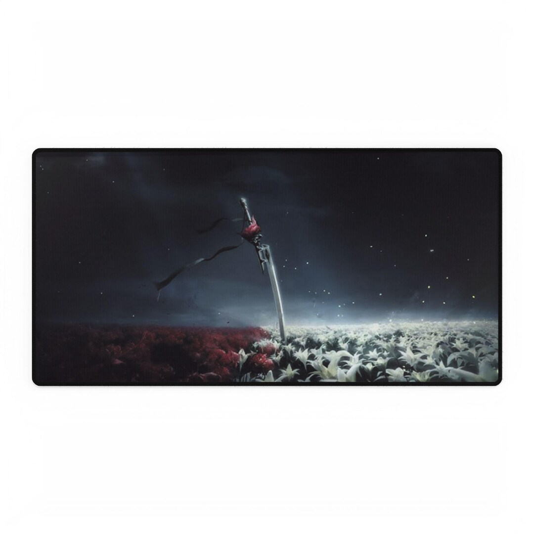 Nier Automata X Naraka Blade Point Flower Field Desk Mat - Etsy