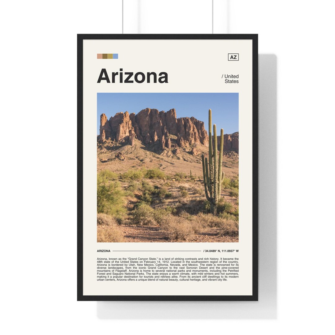 Arizona Poster, Arizona Print, Arizona Wall Art, Arizona Photography ...