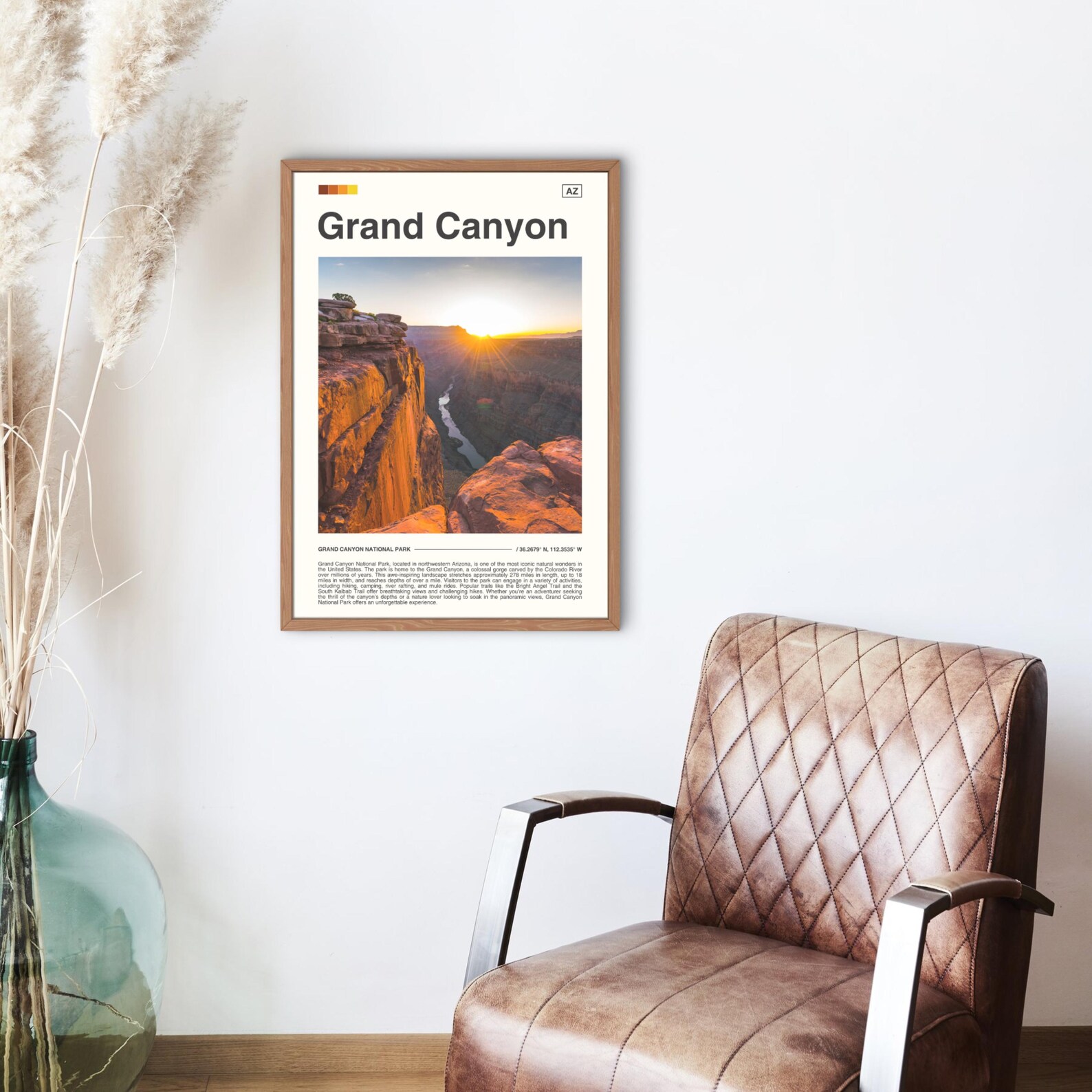 Grand Canyon National Park Poster, Grand Canyon National Park, National ...