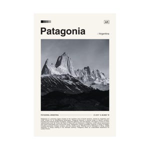 Patagonia Digital Download Poster, Patagonia Digital Download, Digital ...