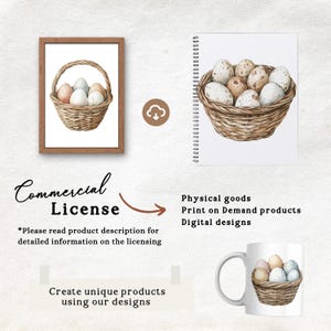 Watercolor Egg Basket Clipart – Easter Spring Set (digital Download) - Etsy