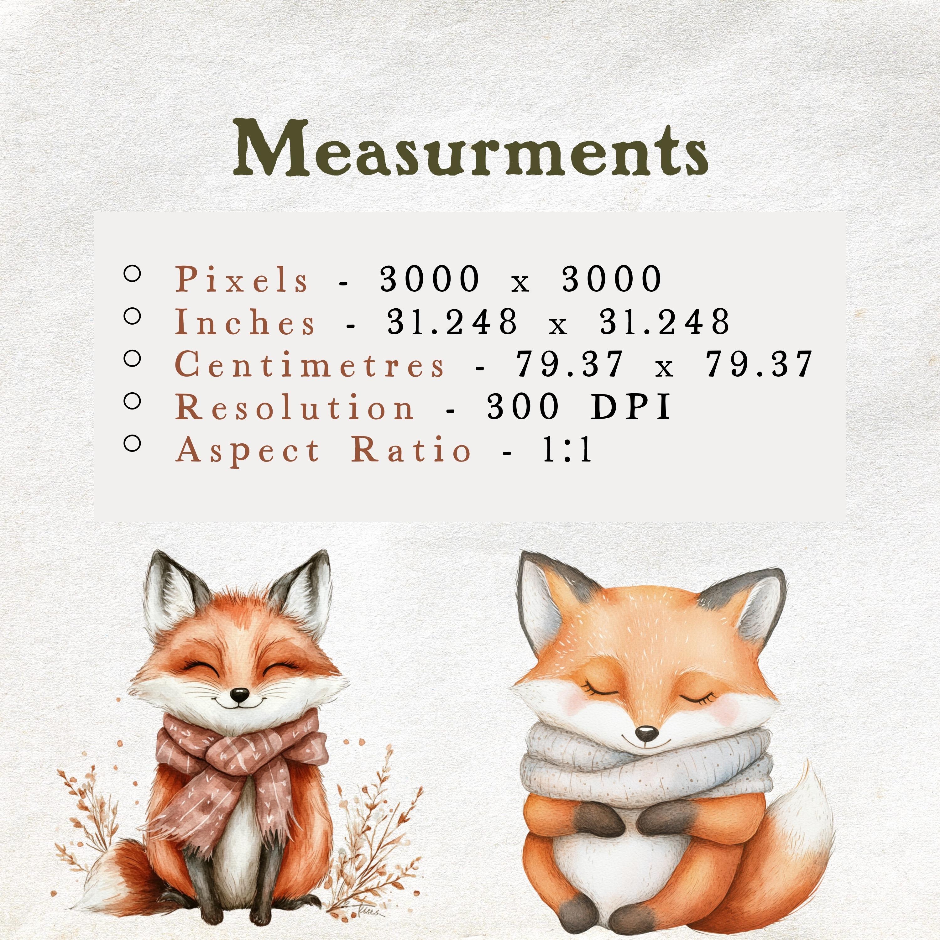 Cute Foxes - 10 Watercolor Clipart Set, Cute Fox Clip Art, Animal ...