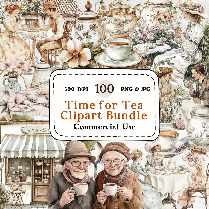 Artwork Watercolour Tea - Etsy