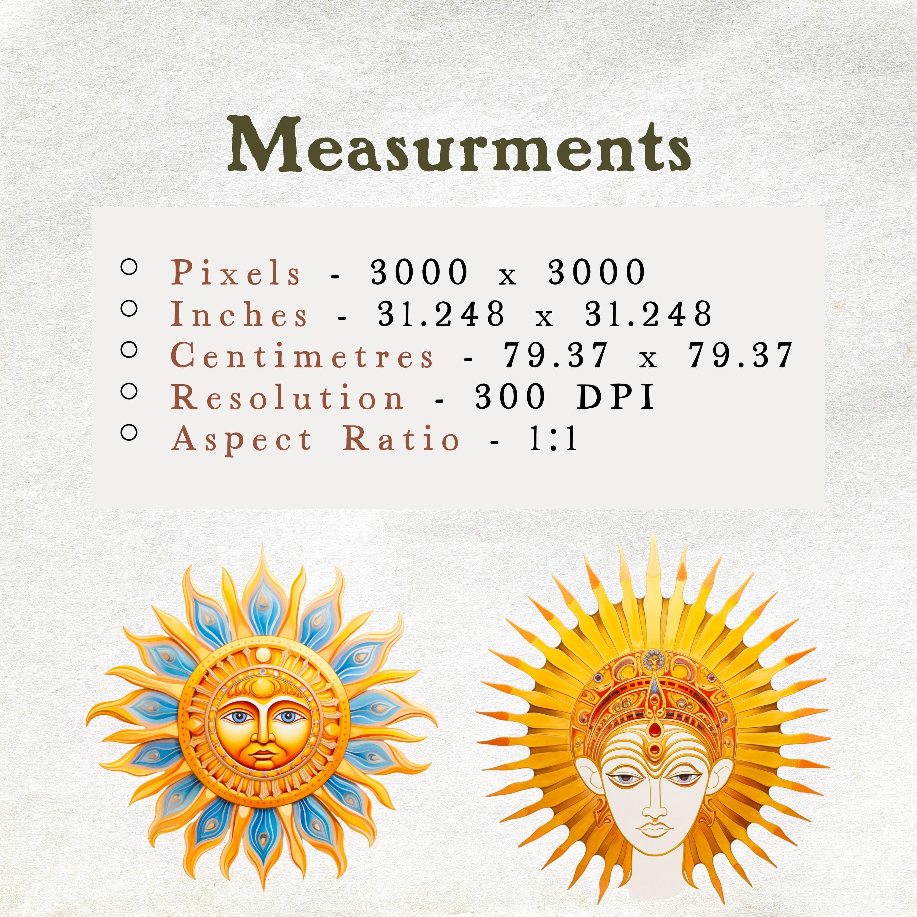 Watercolor Sun Deities Clipart – 10 Solar Gods Illustrations (digital ...