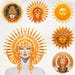 Watercolor Sun Deities Clipart – 10 Solar Gods Illustrations (digital ...