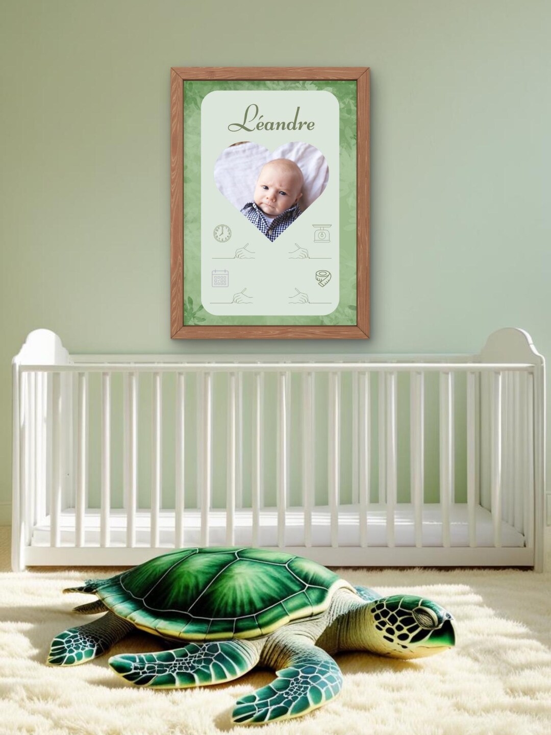 Personalized Birth Poster With Baby Photo - Etsy