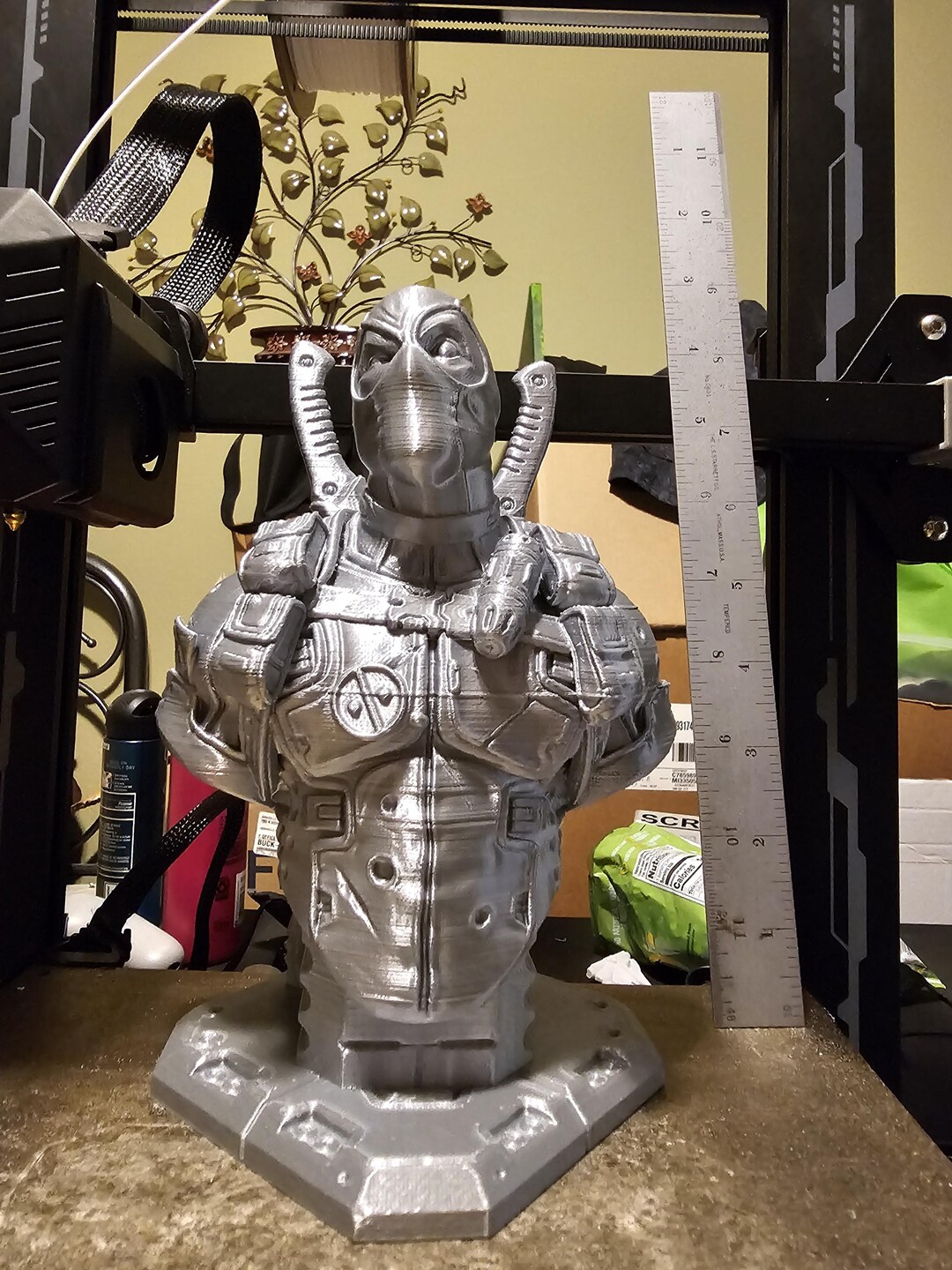 3D Printed Deadpool Bust - Etsy